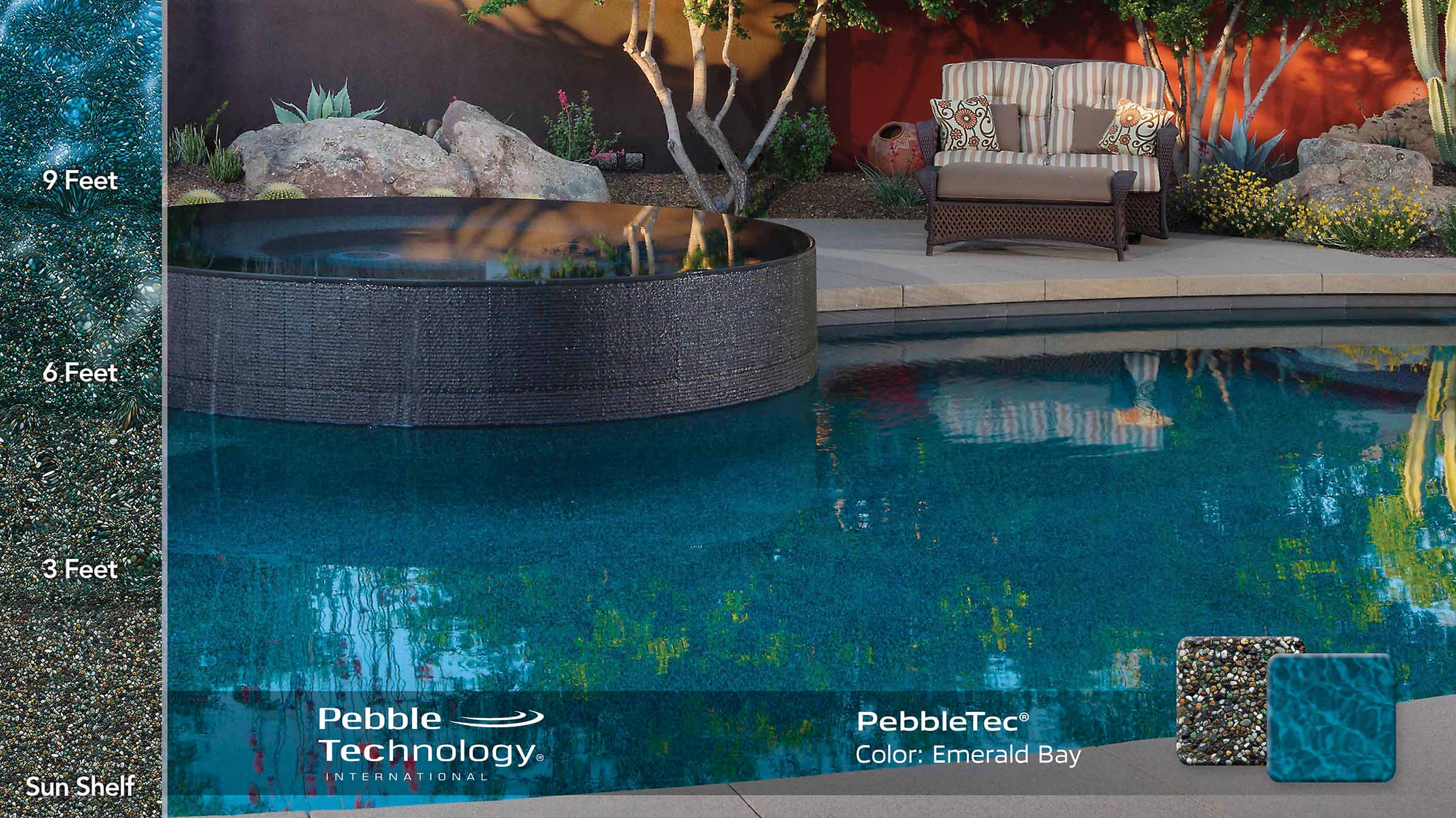 Emerald Bay PebbleTec Pool Finish