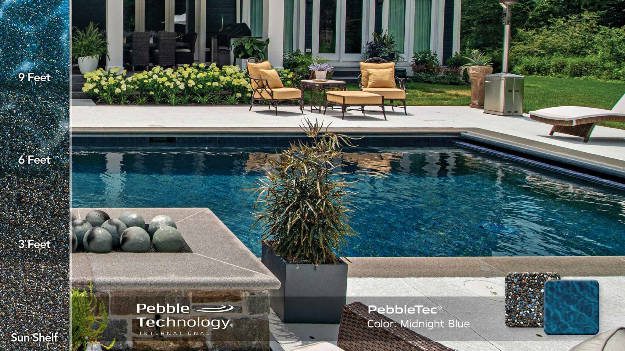 Midnight Blue - PebbleTec Pool Finishes