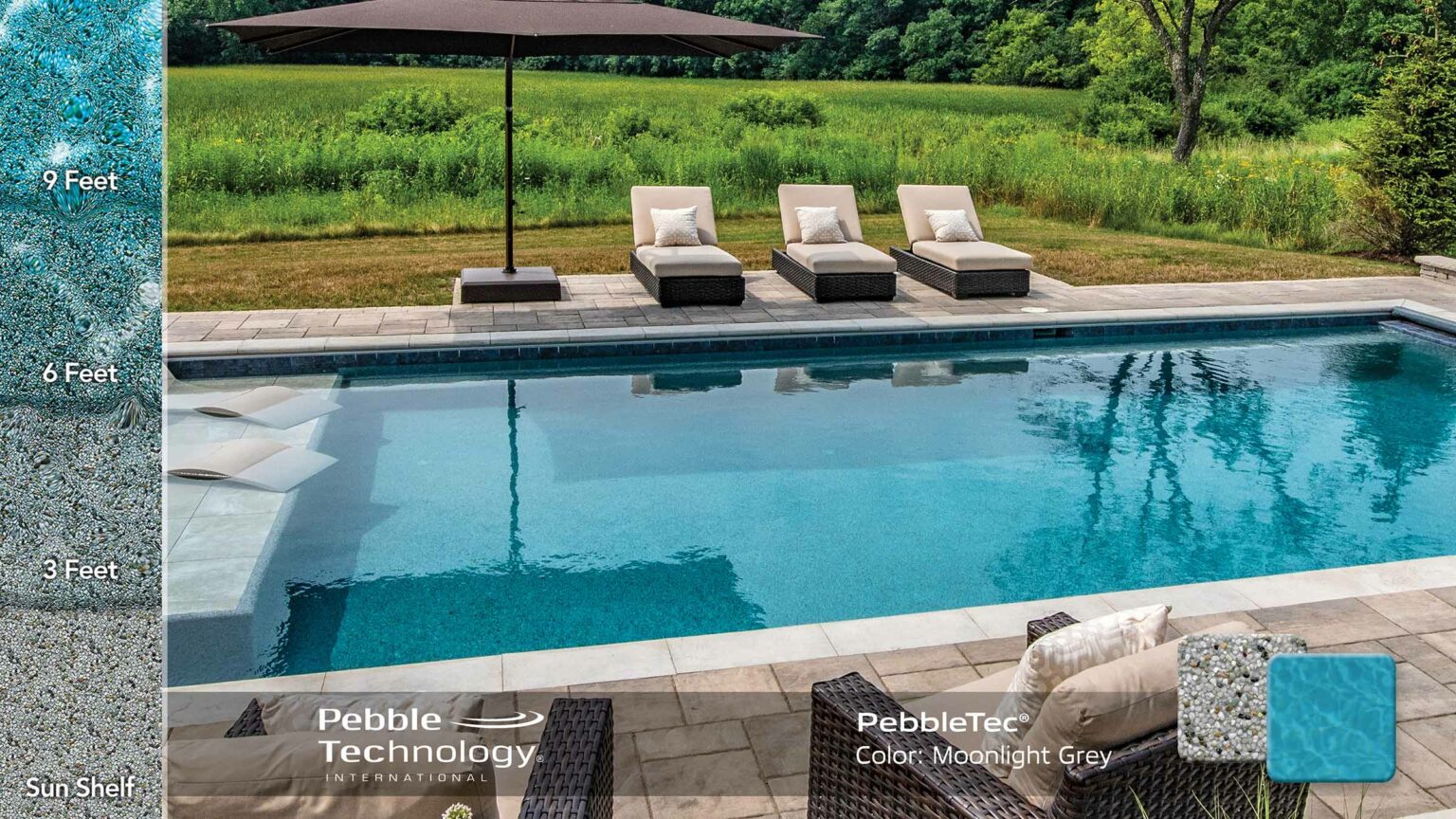 Moonlight Grey - PebbleTec Pool Finishes