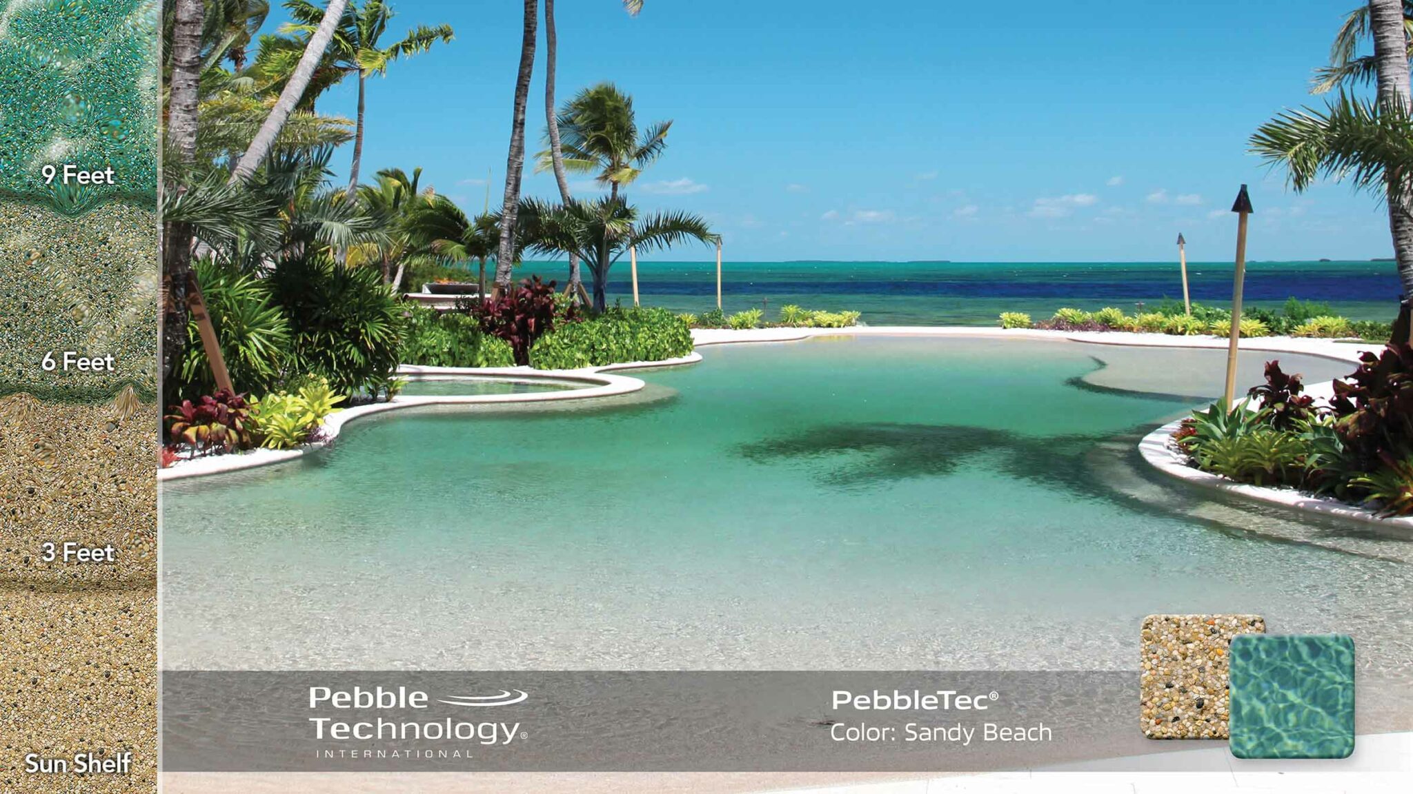 Sandy Beach - PebbleTec Pool Finishes