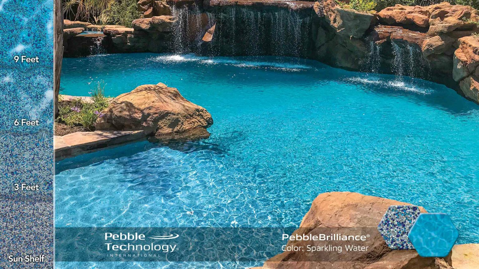 Sparkling Water - Pebble Brilliance Pool Finishes