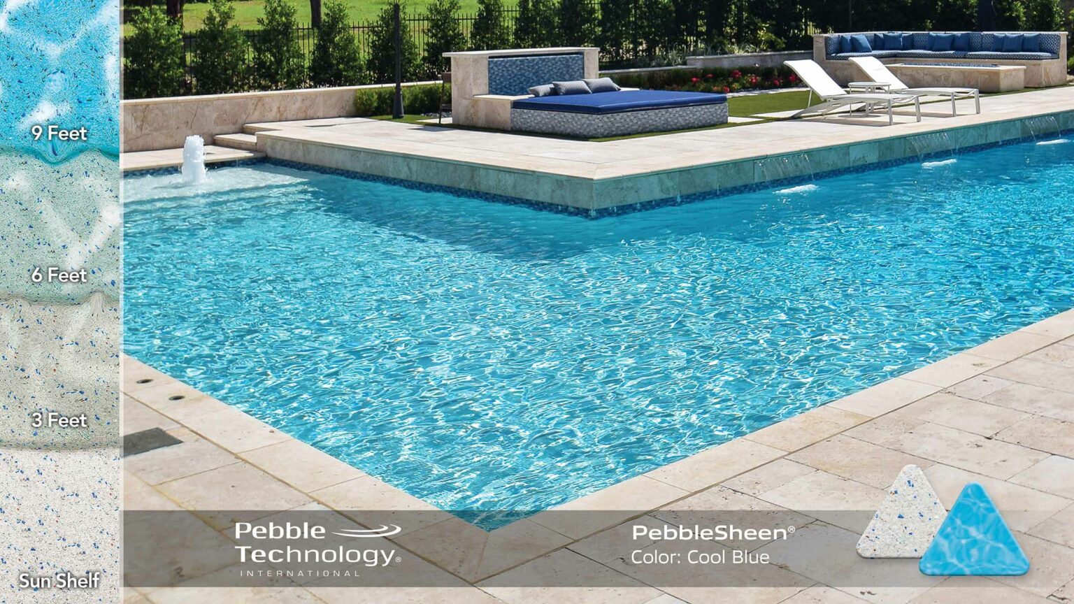 Cool Blue - PebbleSheen Pool Finishes