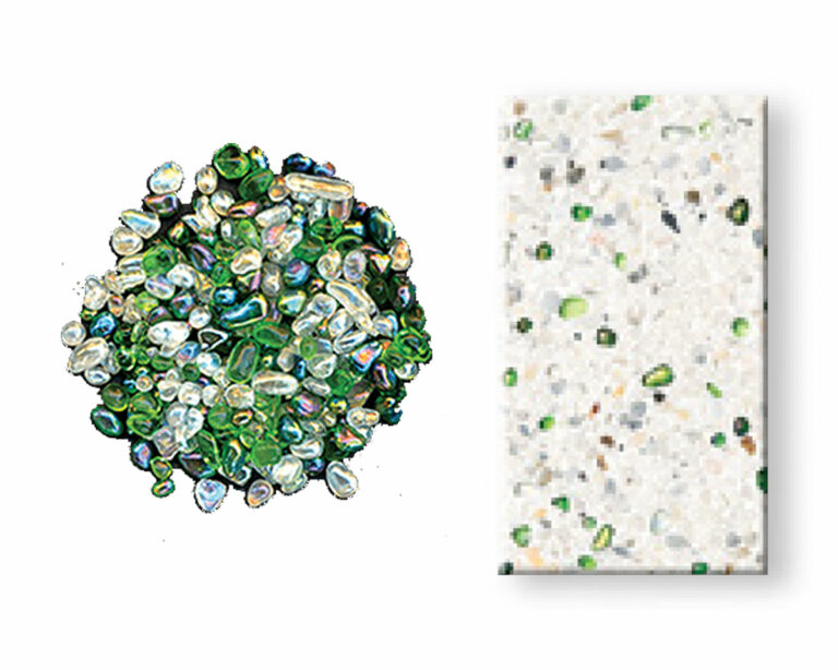 Luminous™ Iridescent Glass Blend - PebbleTec Pool Finish