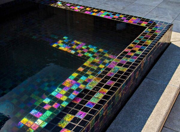 Swimming Pool Glass Tile - Intense Blue - PebbleTec