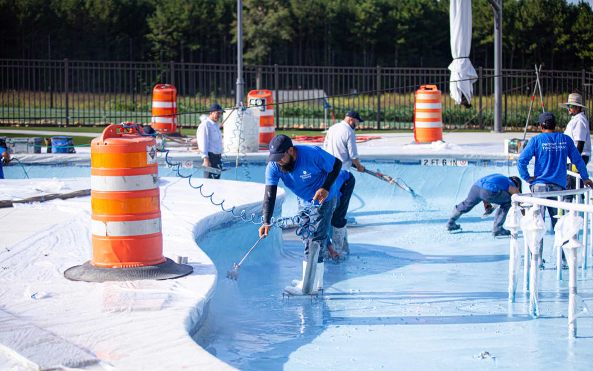 Camp Southern Ground celebrates the building of a brand-new pool
