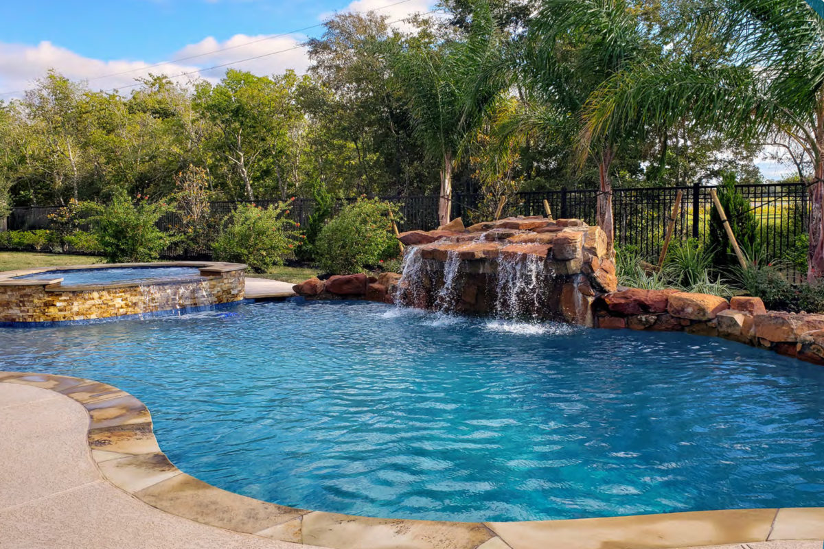 PebbleSheen: Blue Granite - Medium Blue Water Color