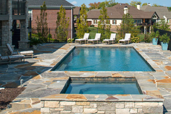 PebbleSheen: Blue Granite - Medium Blue Water Color