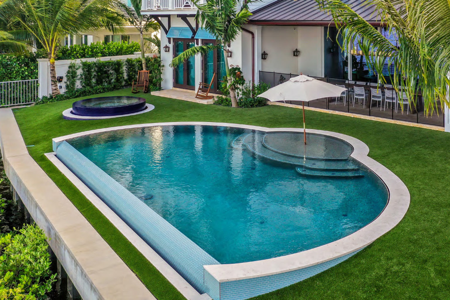 PebbleSheen: Blue Granite - Medium Blue Water Color