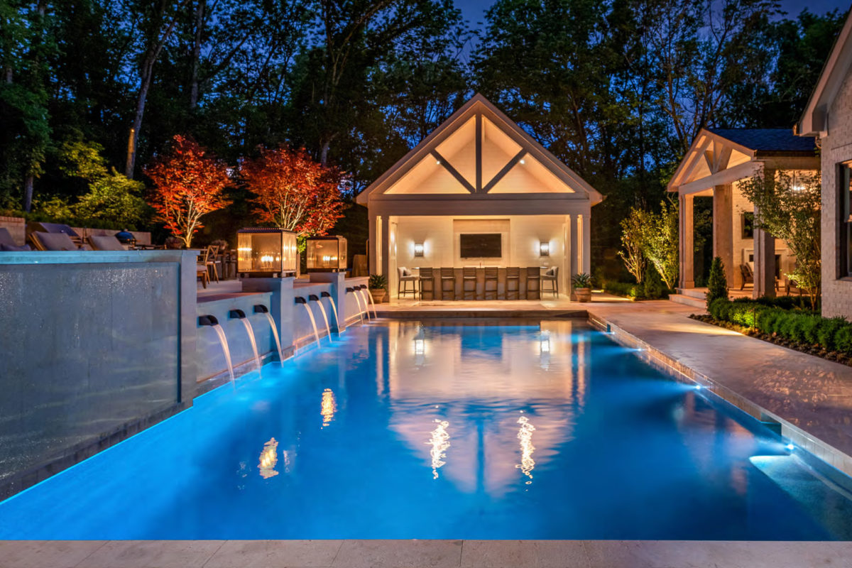 PebbleSheen: Blue Granite - Medium Blue Water Color