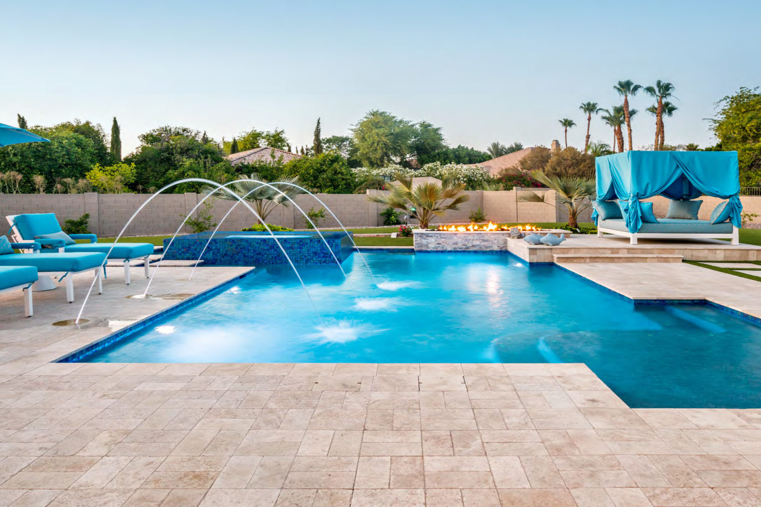 PebbleSheen: Blue Surf - Medium Blue Water Color