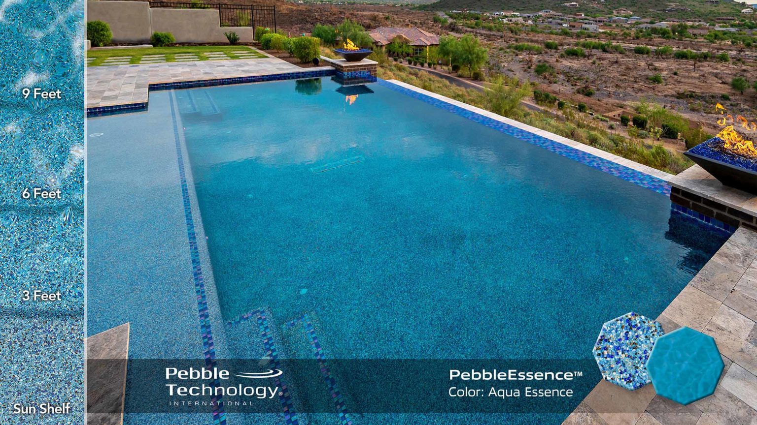 Aqua Blue - PebbleSheen Pool Finishes